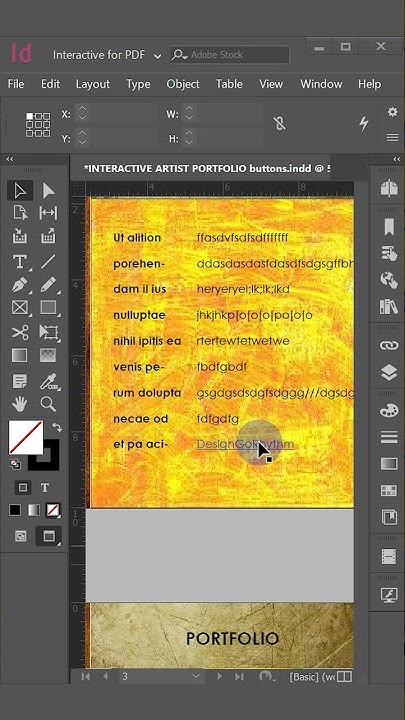 How To Add Hyperlinks In An Adobe InDesign Document #shorts # ...