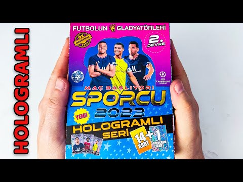 SPORCU 2023 HOLOGRAMLI SERİ FUTBOL KARTLARI / Patiyoloji
