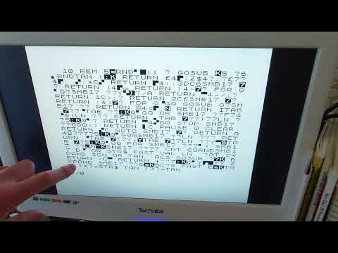 ZX81 writing assembly code on real ZX81 - YouTube