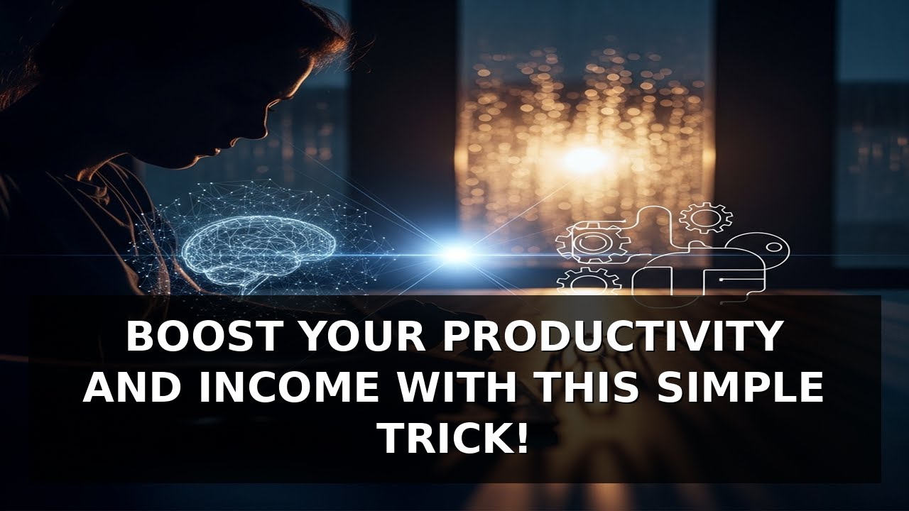Boost Your Productivity and Income with This Simple Trick! - YouTube