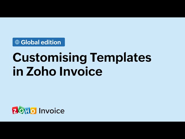 Free Invoice Template Zoho New Invoice