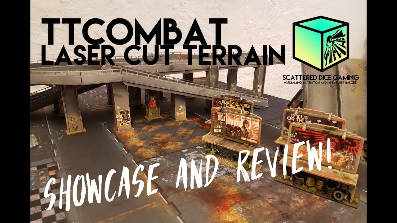 TTCombat Laser Cut Terrain Showcase and Review! - YouTube