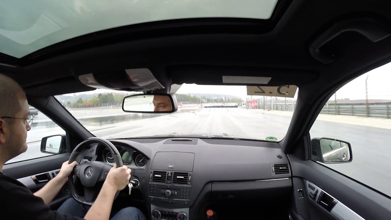 Mercedes W204 C63 AMG - AMG Driving Academy 07.10.2015 Mercedes W204 ...