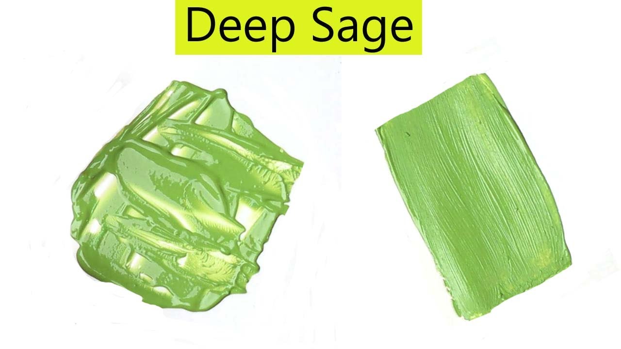 Deep Sage Color - How To Make Deep Sage Color - Color Mixing Video ...