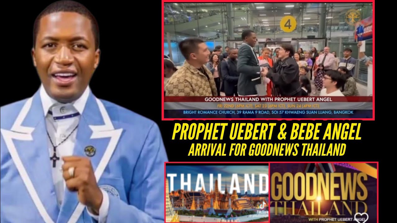Breaking🔥 Prophet Uebert & Bebe Angel Arrival 🛬at Thailand🇹🇭🇹🇭 for ...