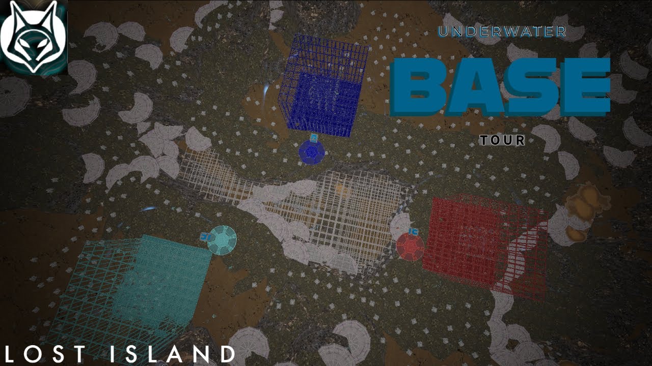 ARK: Survival Evolved|UNDERWATER BREEDING BASE TOUR |LOST ISLAND |SMALL ...