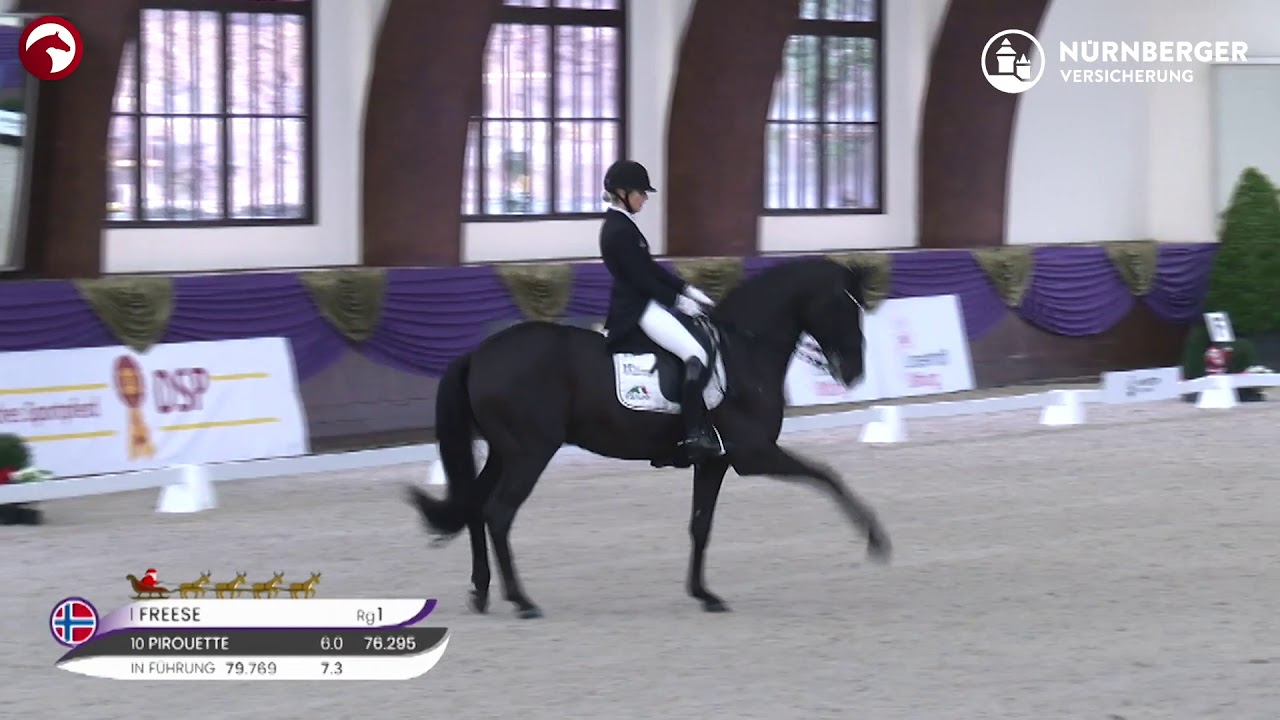 Isabel Freese gewinnt den Stilpreis beim NÜRNBERGER BURG-POKAL Finale ...