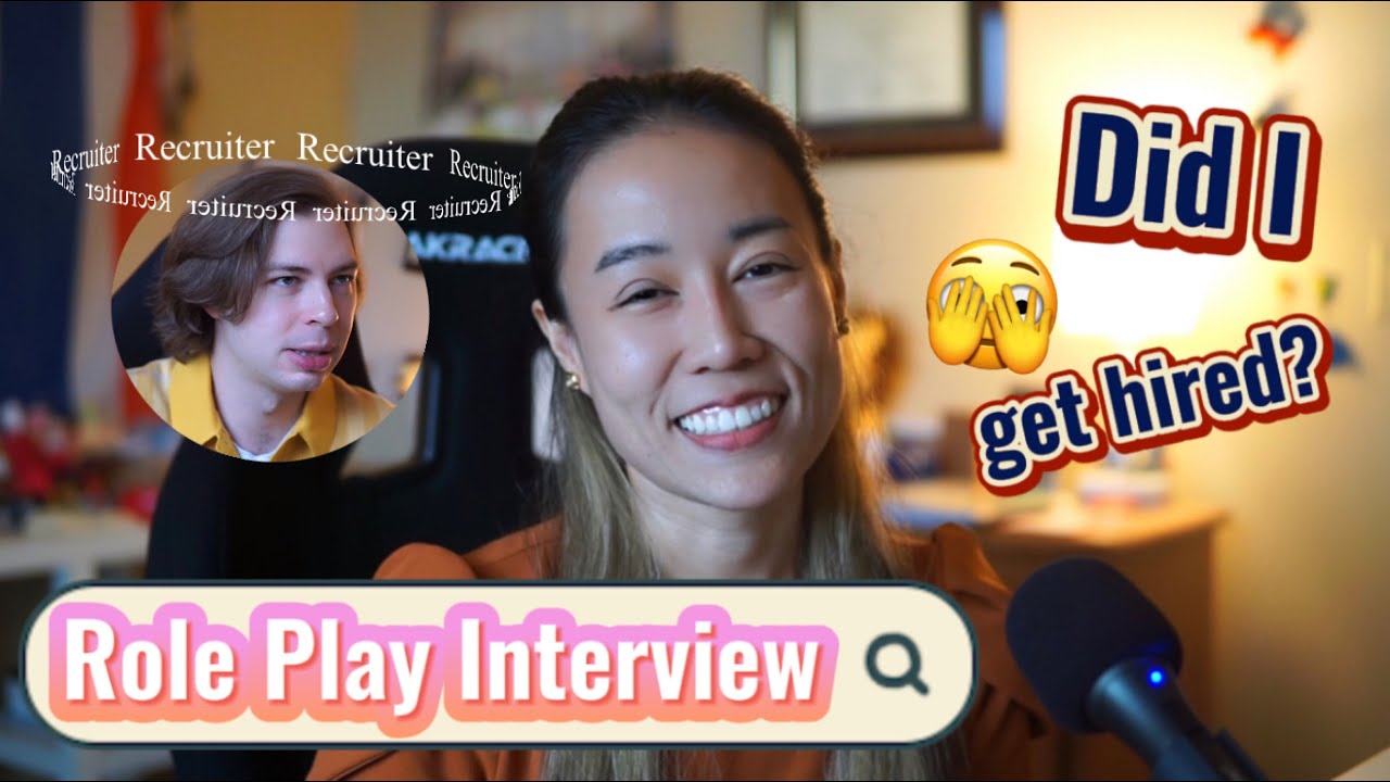 สัมภาษณ์งานภาษาอังกฤษ ในอเมริกา| ตอบยังไงให้ได้งาน?| Role Play ...