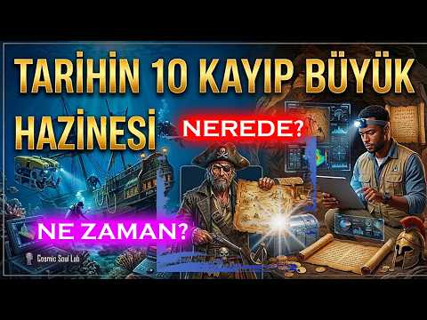 Tarihin En Gizemli 10 Kayıp Büyük Hazinesi - İnanamayacaksınız Hala Bulunamadı!  - Cosmic Soul Lab
