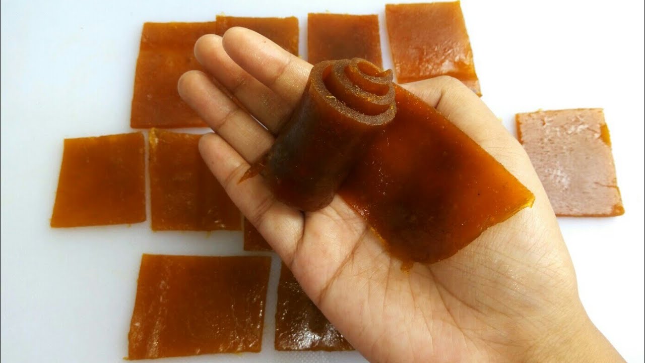 রোদে দেয়া ছাড়াই পাকা আমের টক মিষ্টি আমসত্ত্ব / আমশি / Aam shotto ...