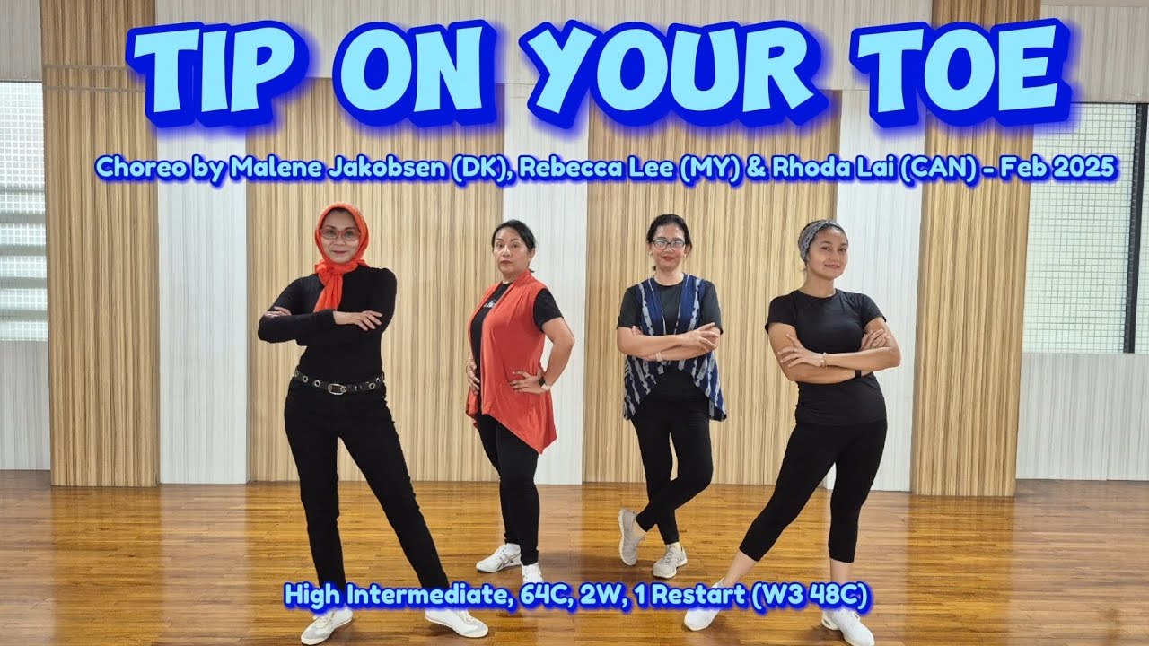 TIP ON YOUR TOE // Choreo by Malene Jakobsen (DK), Rebecca Lee (MY ...