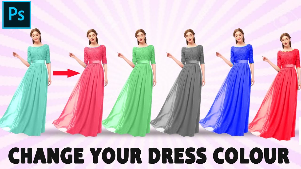 How to Change Dress Colour in Photoshop | | Short Tutorial | | AP ...