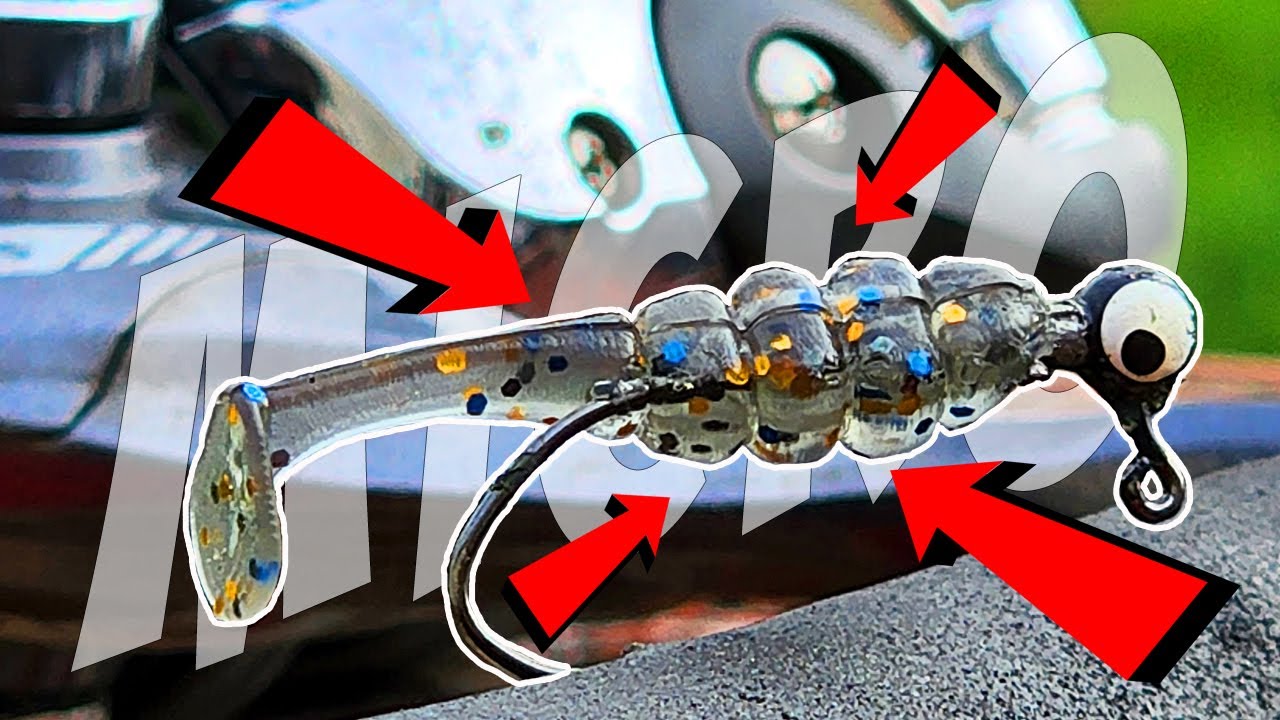 Fishing with Micro Lures (Giant Bass - NEW PB !!!!) - YouTube