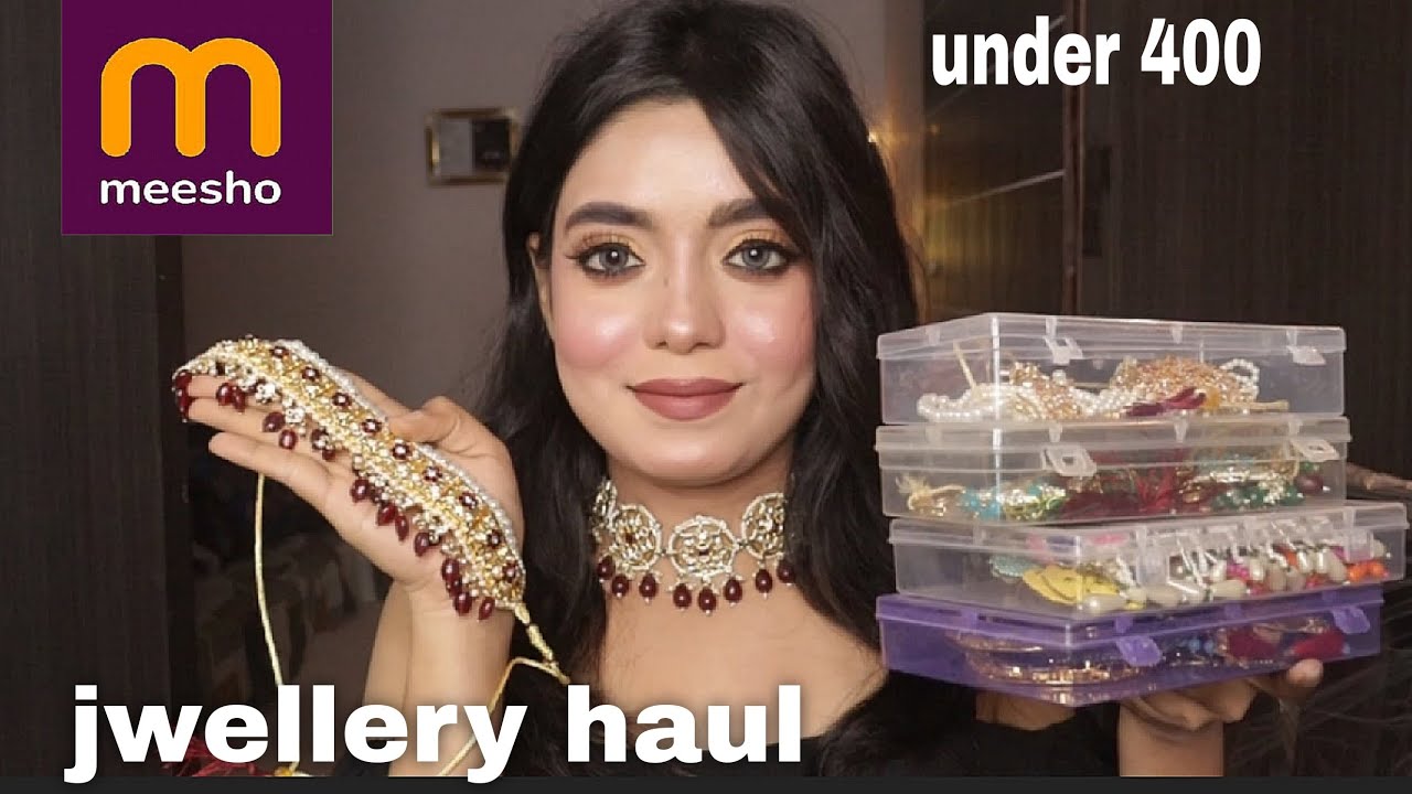 Meesho jwellery haul| starting @150 |bridal/festive jewelry - YouTube