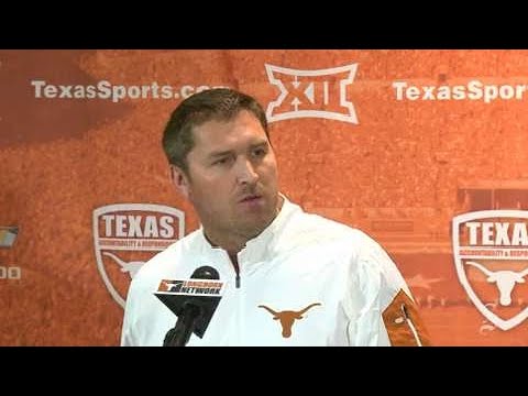 Texas football introduces new offensive coaches Sterlin Gilbert and ...