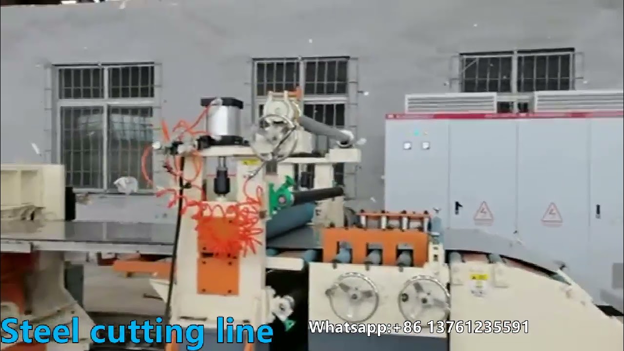 Steel Cut To Plate Production Line - YouTube