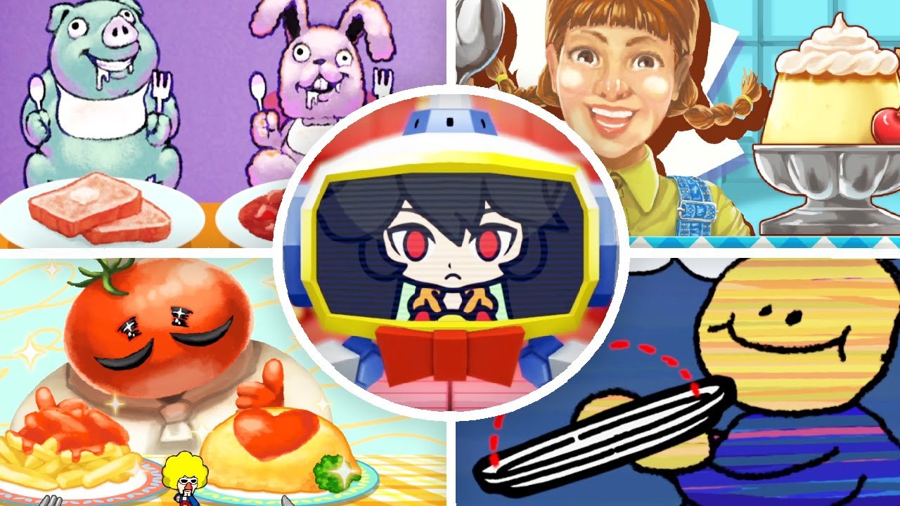 WarioWare Get It Together! - ALL Microgames (Food Enthusiast) - YouTube