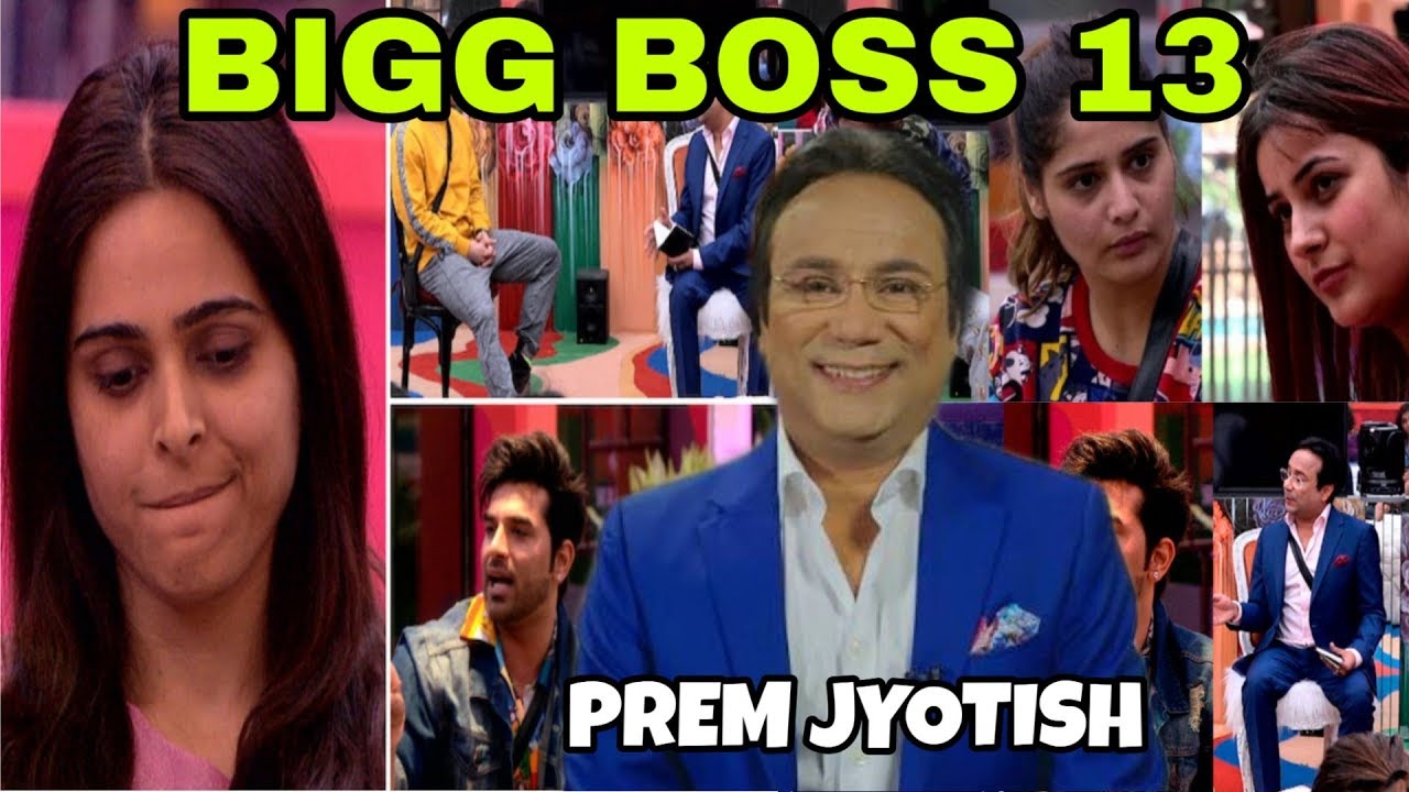 ASTROLOGIST AS WELL AS NUMEROLOGIST PREM JYOTISH IN BIGG BOSS SEASON 13 ...