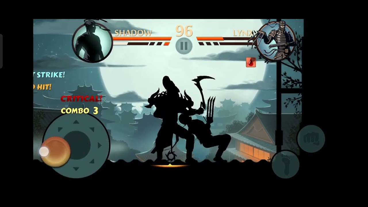Shadow fight 2 . Shadow VS Lynx Gameplay - YouTube