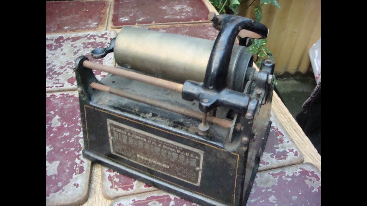Old Vintage Antique Edison GEM Phonograph For Parts Or Restoration ...
