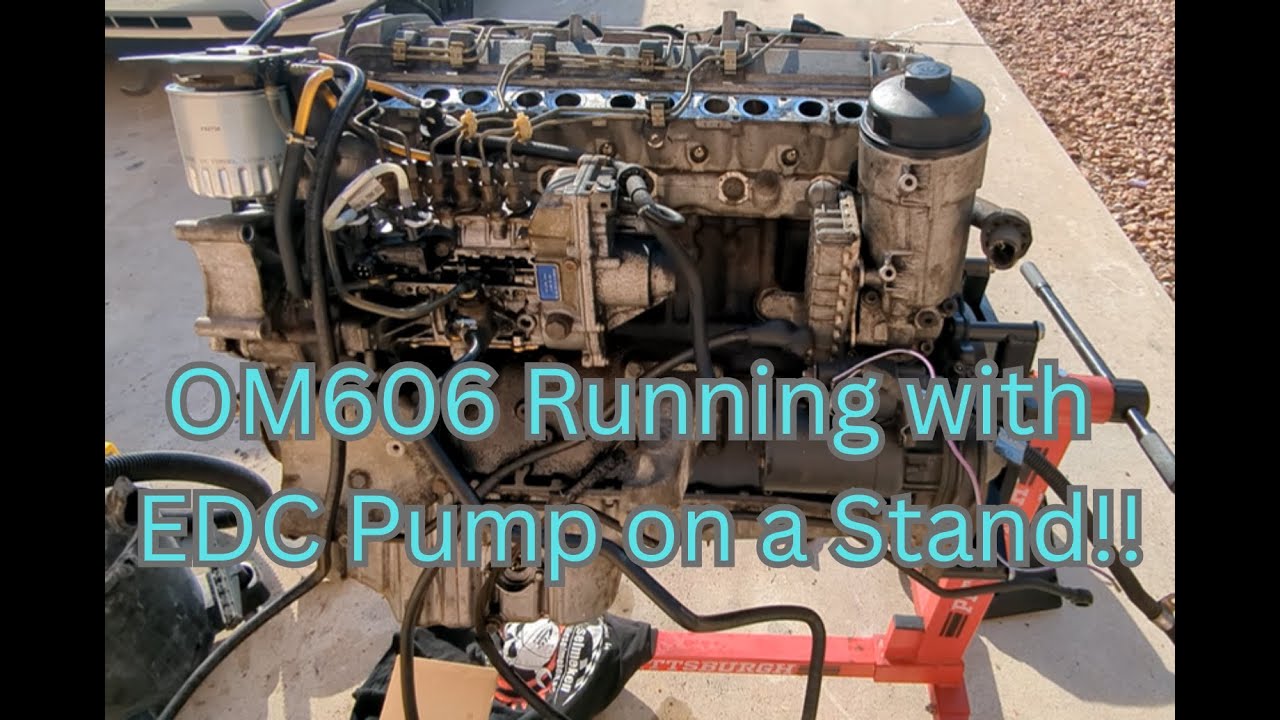 Run an OM606 with EDC pump without a controller - YouTube