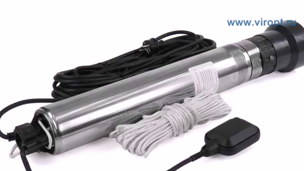 НАСОС ПОГРУЖНОЙ СКВАЖИННЫЙ (КОЛОДЕЗНЫЙ) UNIPUMP MINI ECO FLOAT-1 (КАБЕЛЬ 20 М) - YouTube