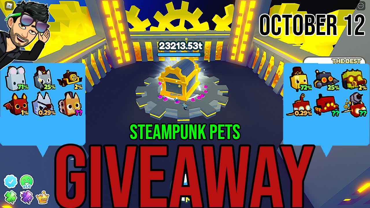 Pet simulator x giveaway live now 2021.Pet simulator x giveaway live ...