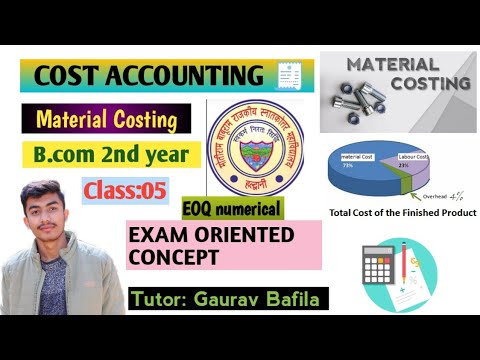 Material Accounting - 2 (Cost Accounting) B.Com 2nd Year - YouTube