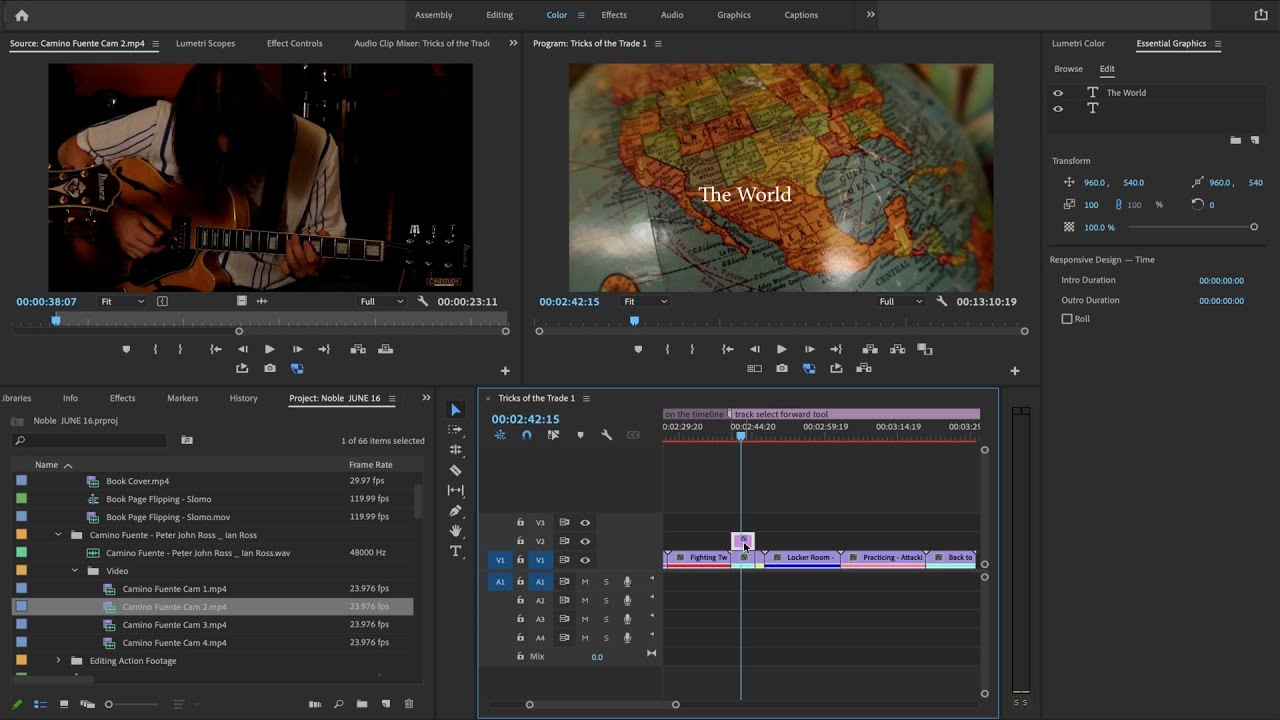 Premiere Pro Tutorial - Tricks of the Trade Episode 1 - YouTube
