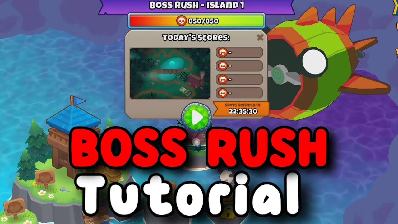 Boss Rush | 116 Boss Pops | Map 1 | BTD6 Tutorial - YouTube