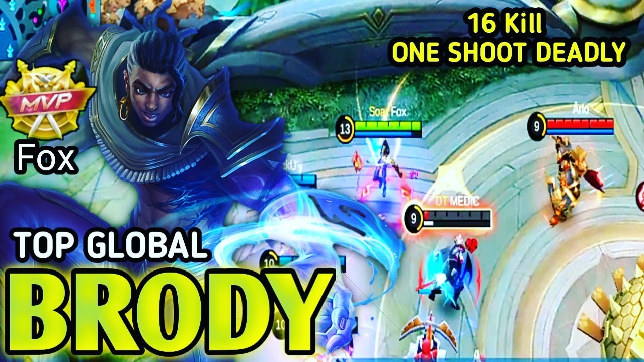 Top Global Brody, - [ Brody Best Build 2021 ] - Mobile Legends - YouTube