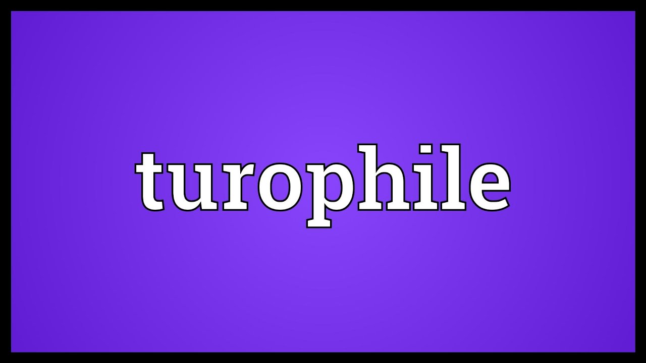 Turophile Meaning - YouTube
