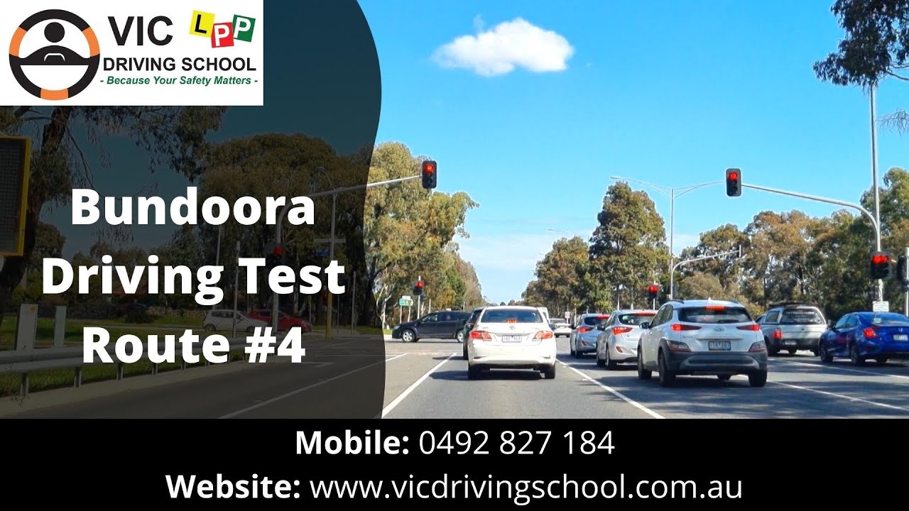 Bundoora Driving Test Route #4 | VIC Driving School - YouTube