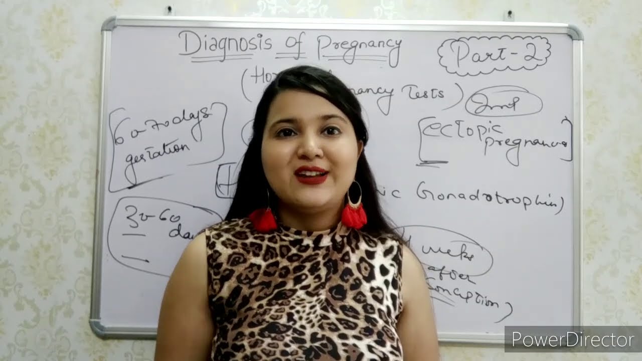 Diagnosis of pregnancy || part 2 || explanation in hindi || - YouTube