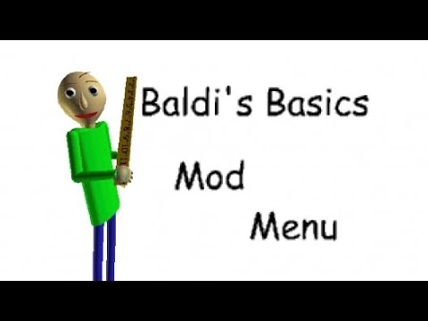 Baldi's basics mod menu Android version 2.0.2 - YouTube