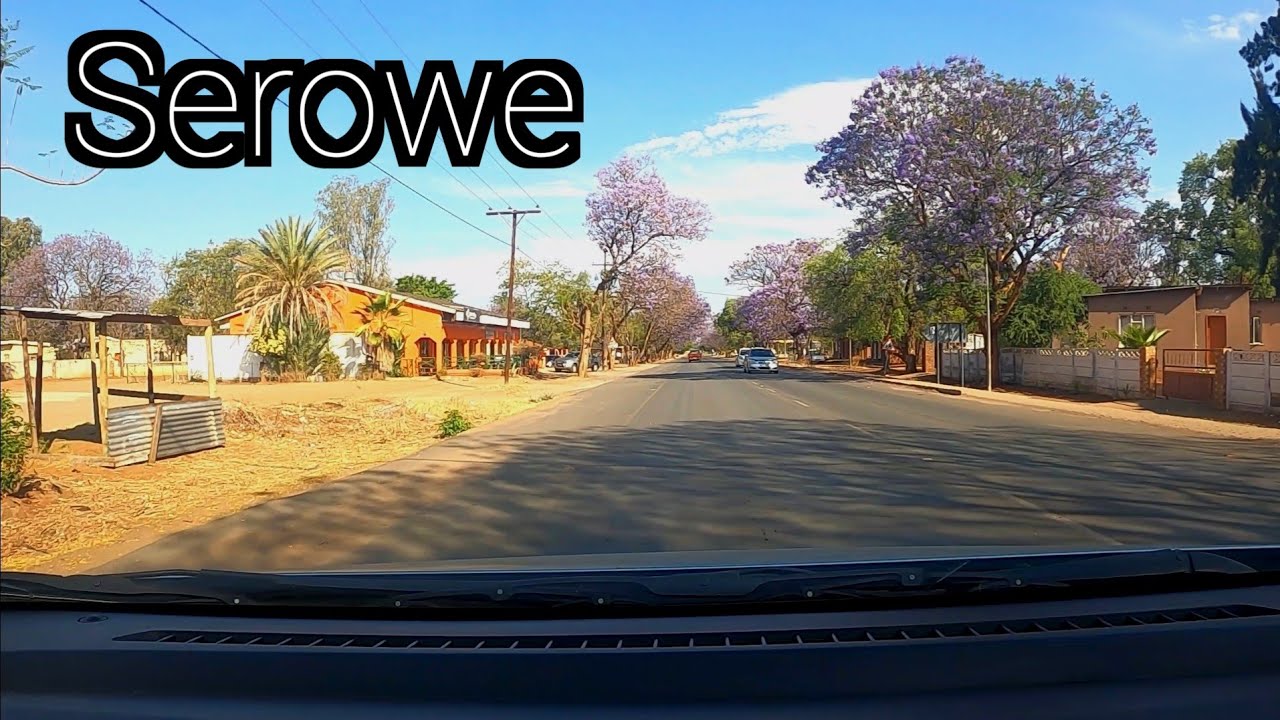 Driving through Serowe village ìn Botswana. Ga-MmaBesi-a-Kgama! - YouTube