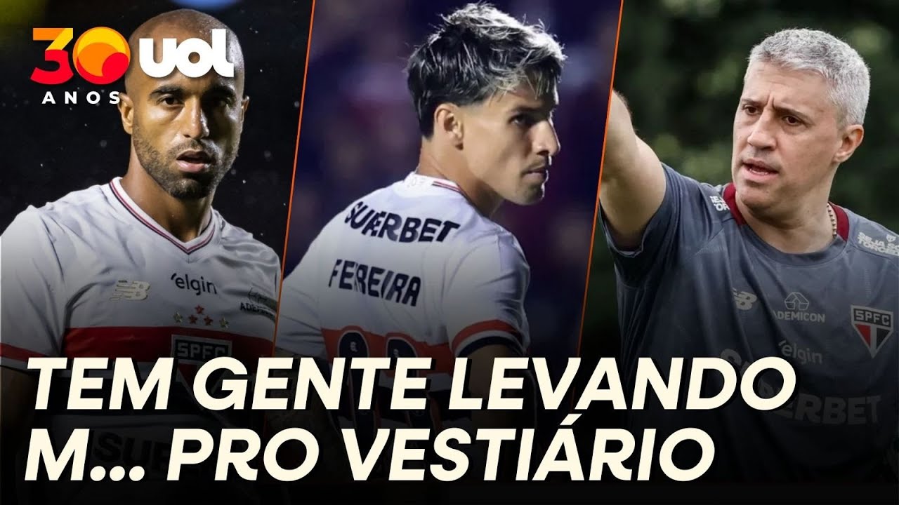 'LUCAS E FERREIRINHA X CRESPO! AMBIENTE NO SÃO PAULO FICA AINDA PIOR ...