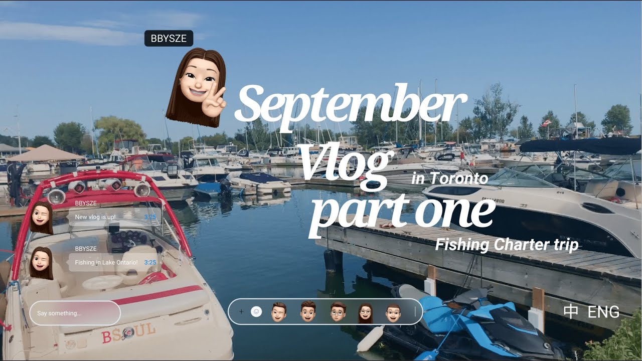 Toronto vlog | Fishing in Lake Ontario, salmon catching + exploring ...