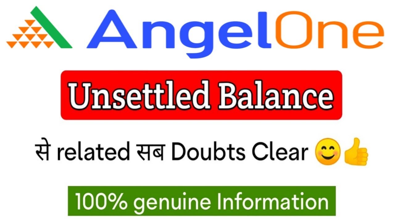 Unsettled Balance in AngelOne #UnsettledBalance #Wealthpool #angelone ...