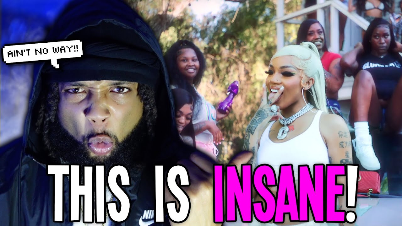 SHE TOO HOOD! 😭 GloRilla - Nut Quick (REACTION) - YouTube Music