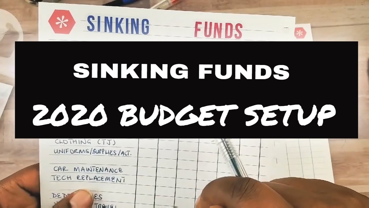 SETTING UP MY 2020 SINKING FUNDS | Yearly Fees and Sinking Funds ...