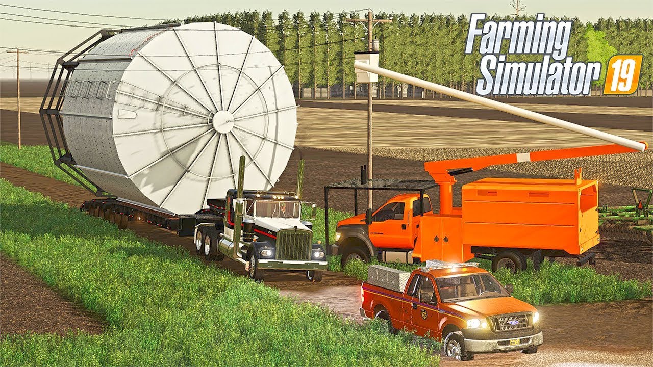 MASSIVE GRAIN SILO HEAVY HAUL - NEBRASKA LANDS SEASONS FS19 (ROLEPLAY ...