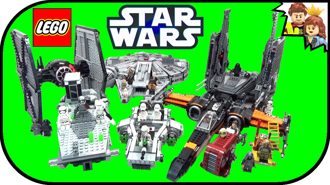 LEGO Star Wars Episode 7 The Force Awakens Complete Set Collection ...