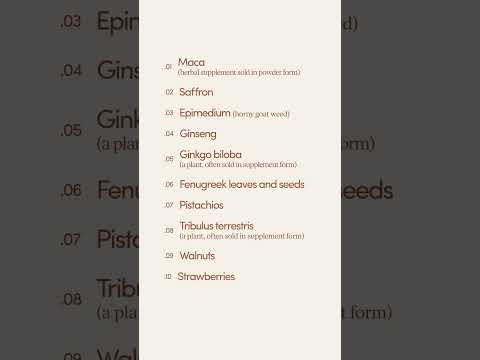 11 aphrodisiac foods