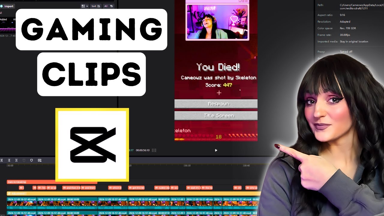 How to Create Gaming Clips on CapCut for YouTube Shorts, TikTok ...