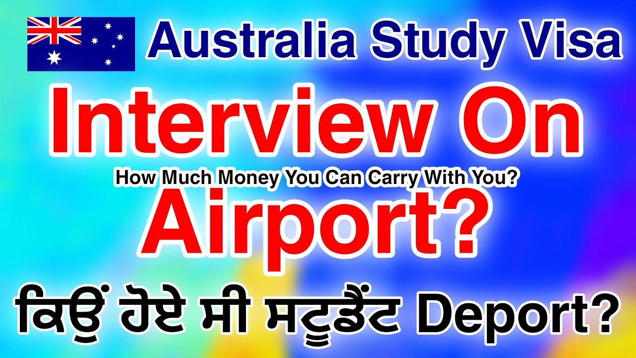 Interview Questions On Australia Airport | Australia Study Visa ...