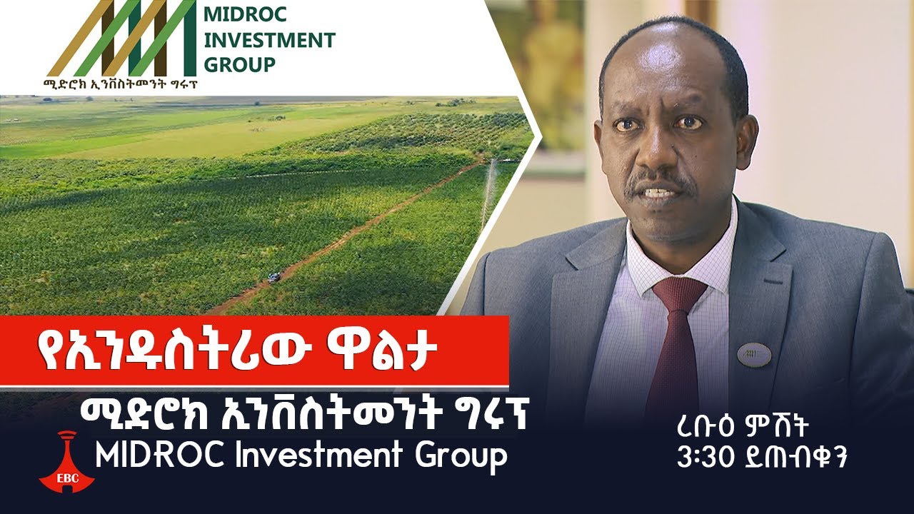 የኢንዱስትሪው ዋልታ - ሚድሮክ ኢንቨስትመንት ግሩፕ MIDROC Investment Group Etv | Ethiopia ...