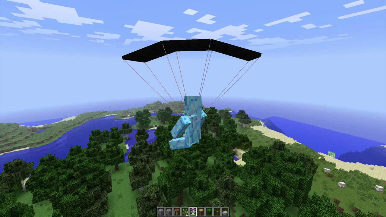 Minecraft Mod Showcase - Parachutes - YouTube