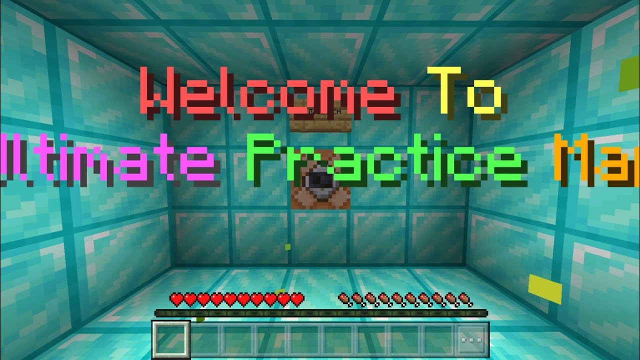 Best practice map in minecraft bedrock!! #minecraft - YouTube