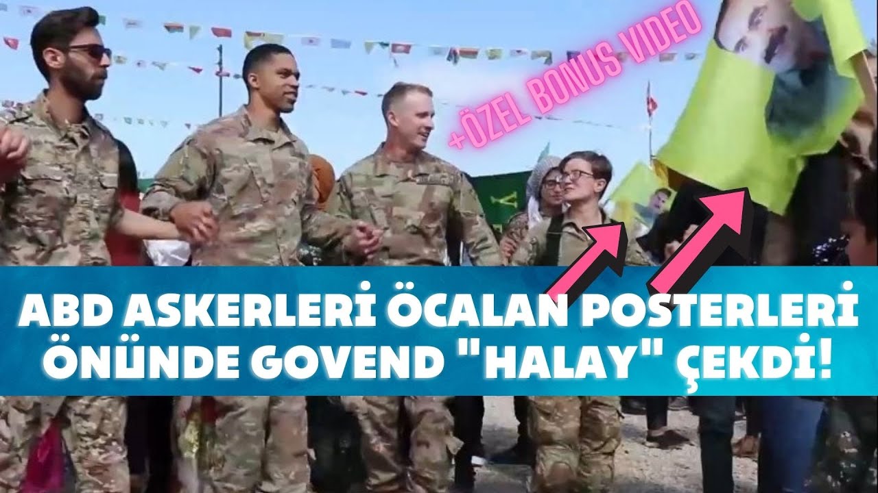 ABD askerleri Kurd kiyafetler giyip Kurdler´le Kadinlar Gününü kutladi ...